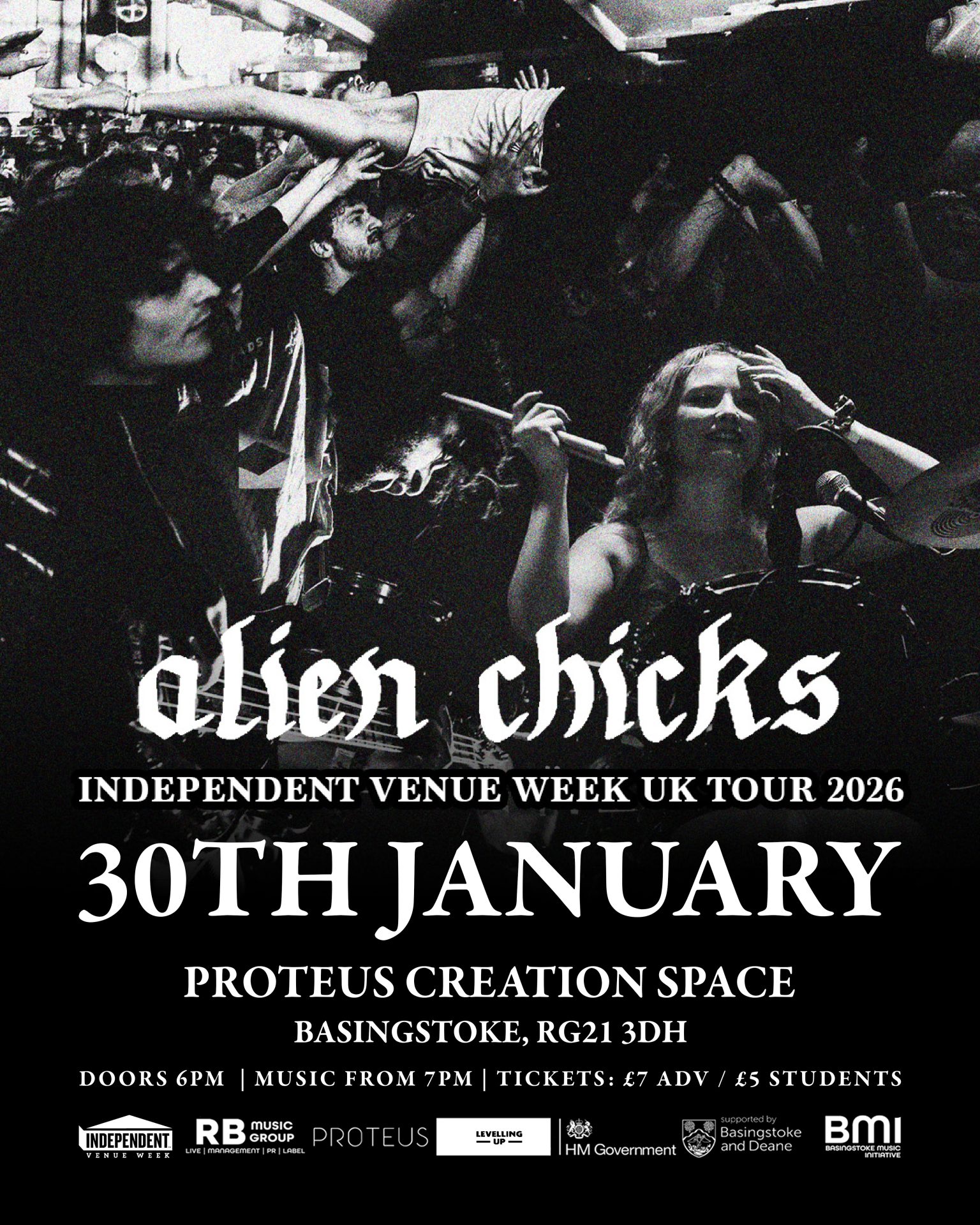 Live Music: Alien Chicks for Independent Venue Week - Proteus